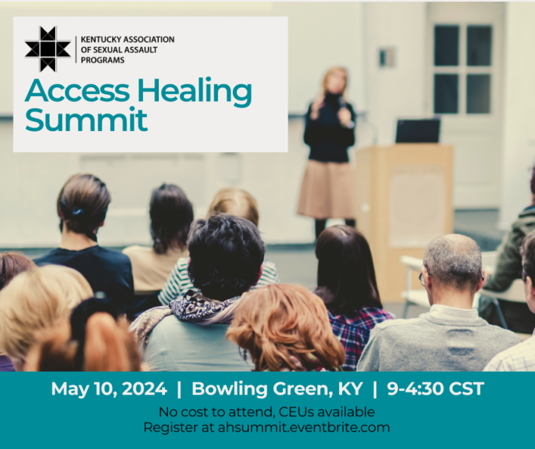 KASAP presents the Access Healing Summit - KASAP | Kentucky Association ...